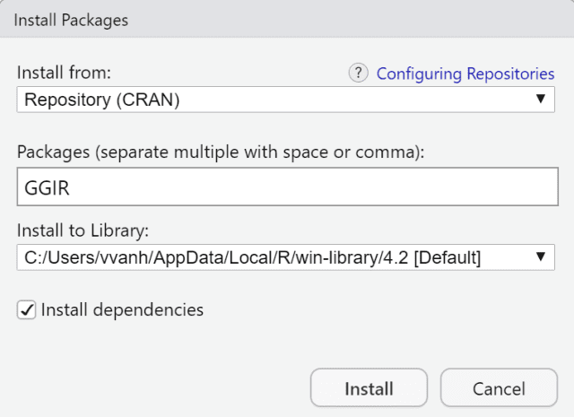 A short R tutorial - Accelting